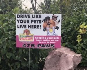 All PAWS Yard Signs For Rescue Groups Campaign | PlayTime Pet Sitters ...